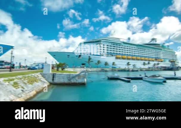 Cruise ship explorer of the seas dockyard Stock Videos & Footage - HD ...