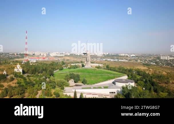 Sculpture Motherland Calling! - compositional center of monument ...