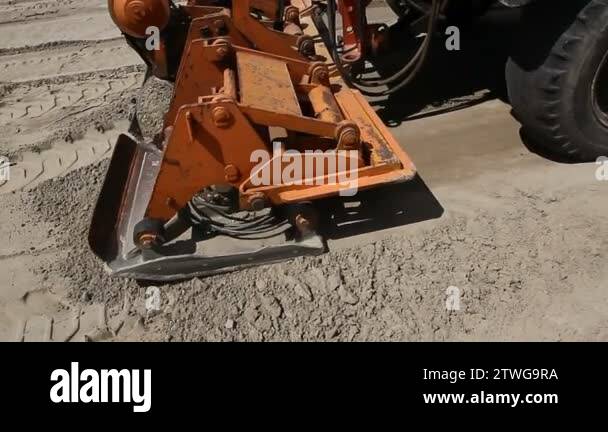 Plate compactor mounted on truck.Plate compactor is mounted to the ...