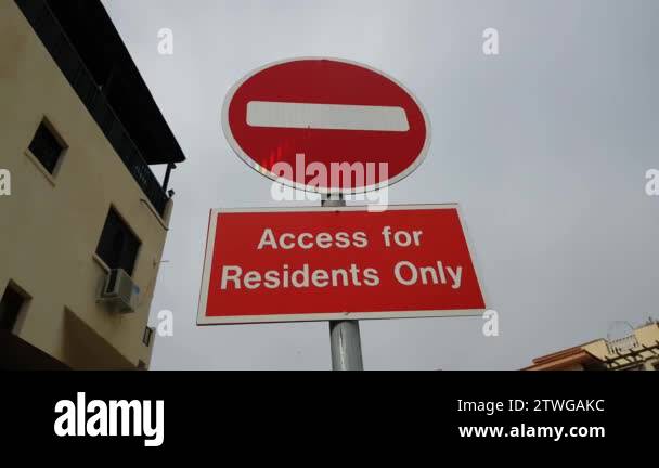 Entry restriction sign Stock Videos & Footage - HD and 4K Video Clips ...