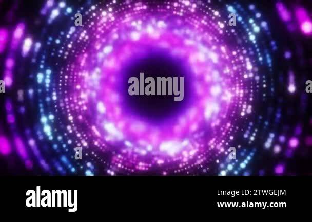 Bright abstract wavy motion background. Neon ultraviolet lamps. Glowing ...