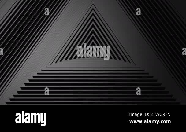 Triangles Formed A Wave. Abstract background, 2 in 1, loop (301-600 ...