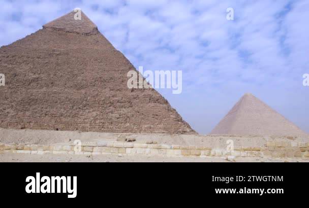 Egyptian Pyramids with Time Lapse and close-up Stock Video Footage - Alamy