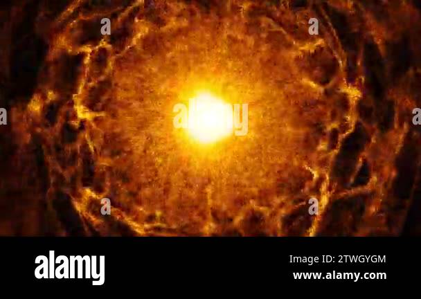 Fire Energy Wave Fx Background Animation/ Animation of a fire energy ...