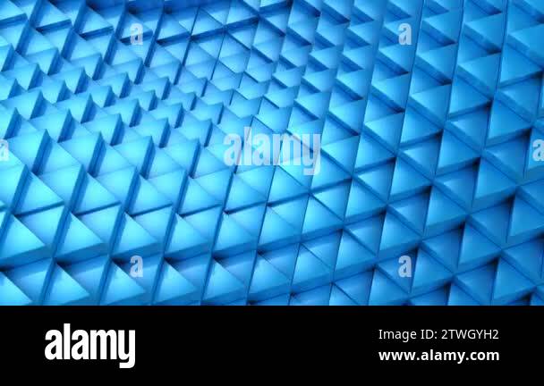 Triangles Formed A Wave. Abstract background, 2 in 1, loop (301-600 ...