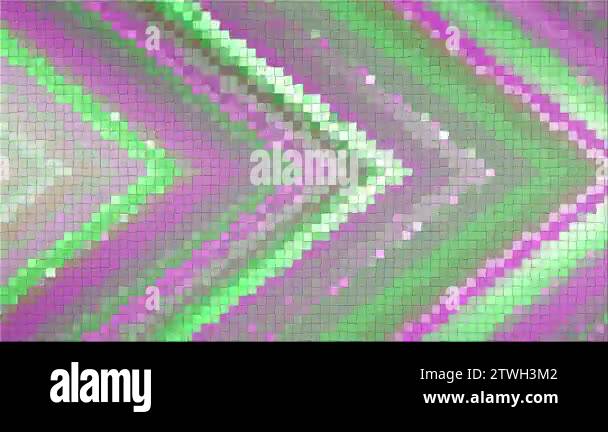 Mosaic based on abstract angular animation of dynamic composition of ...