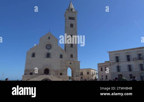 Italy, Puglia, Cathedral of Trani, a messenger monument of a UNESCO ...
