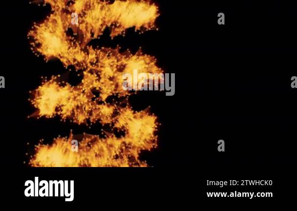 The movement of orange particles with polygons in a spiral. Black ...