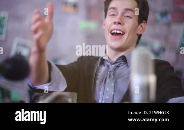 Dj male microphone Stock Videos & Footage - HD and 4K Video Clips - Alamy