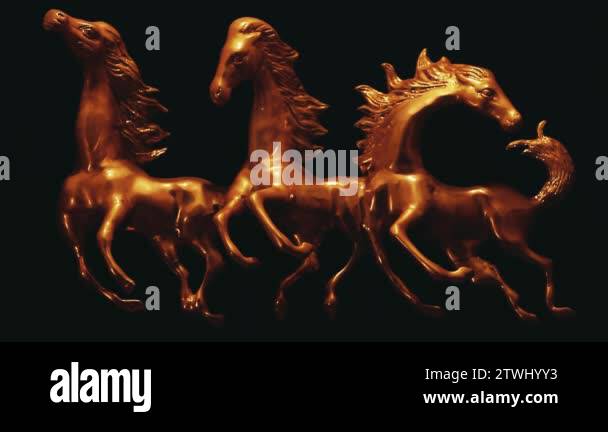 Gold horses head Stock Videos & Footage - HD and 4K Video Clips - Alamy