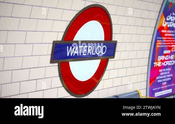 Waterloo underground station sign Stock Videos & Footage - HD and 4K ...