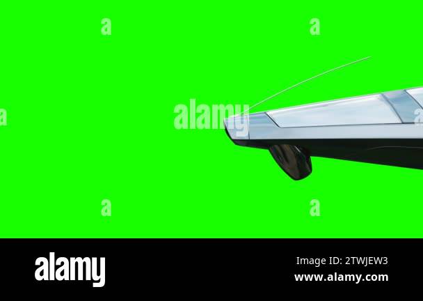 Sci fi fufturistic ship. Concept of future. Green screen. Realistic 4K ...