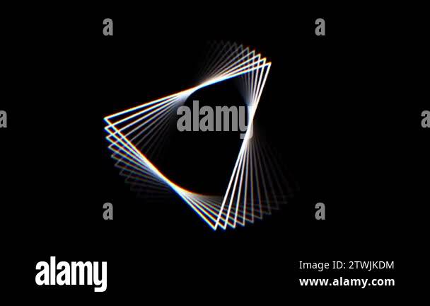 triangle shape frame rotating seamless loop for logo animation ...