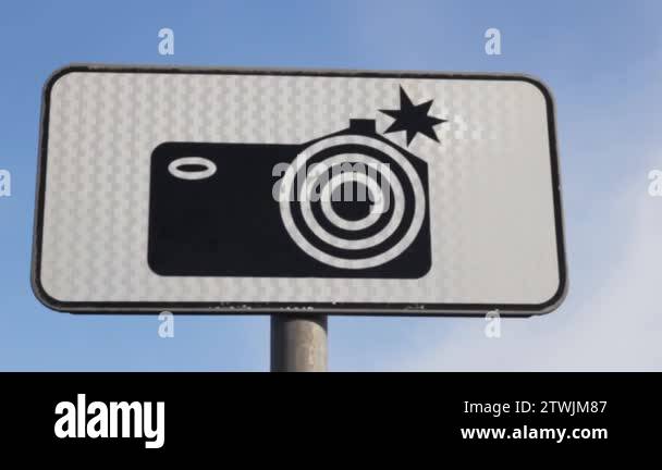 Speed camera warning sign Stock Videos & Footage - HD and 4K Video ...