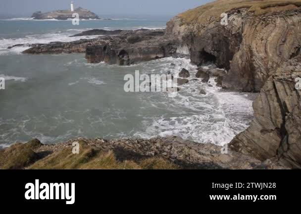 Cornish area of outstanding natural beauty Stock Videos & Footage - HD ...