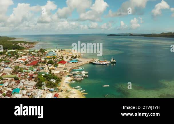 Dapa Ferry Terminal. Siargao, Philippines Stock Video Footage - Alamy