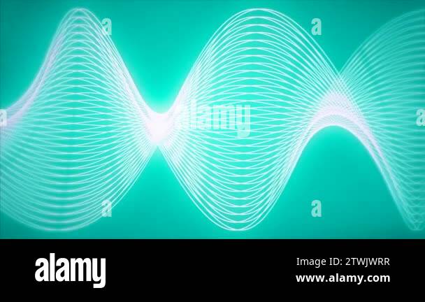 Abstract CGI motion graphics and animated background of white lines and ...