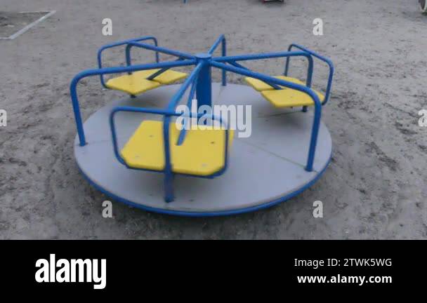 Spinning carousel simple children's carousel spinning around composite ...