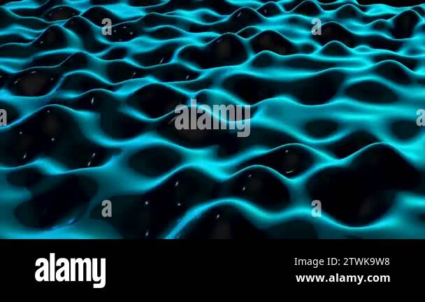 Dark mysterious changing surface. Loop ready animation. Animation of ...