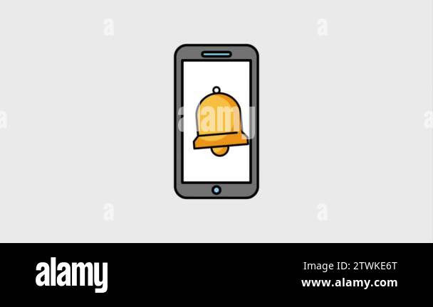 Phone bell symbol Stock Videos & Footage - HD and 4K Video Clips - Alamy