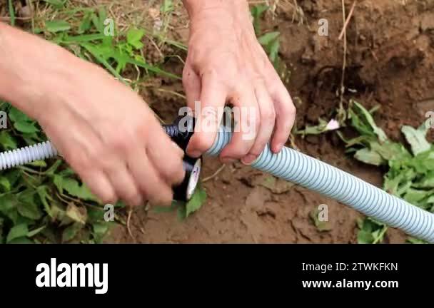 process of isolating electrical wires using a plastic channel cable in ...