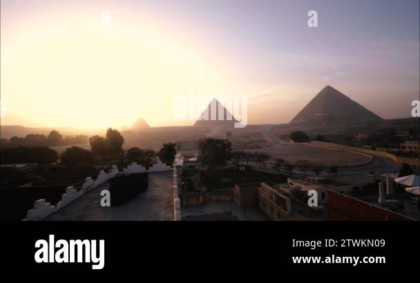 Egyptian Pyramids with Time Lapse and close-up Stock Video Footage - Alamy
