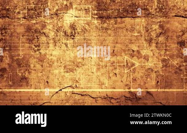 Looped unhurried texture animation based on layers of concrete and ...