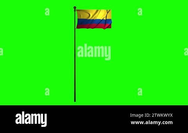 colombia Animation Flag Animation Green Screen Animation colombia video ...