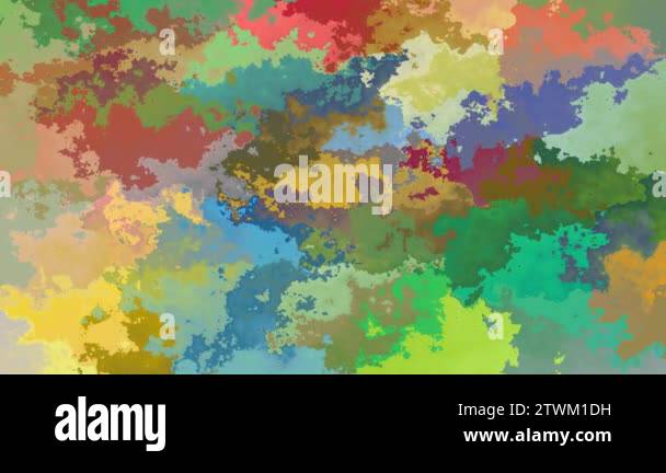 abstract animated stained background seamless loop video - watercolor ...