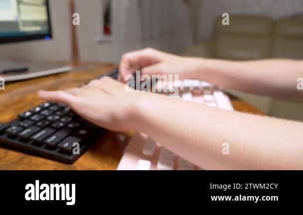 The concept of multitasking or cheating in social networks. One woman ...