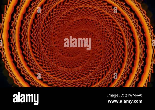 Fluid moving rotating, eye circles seamless loop animation, new quality industrial techno ...