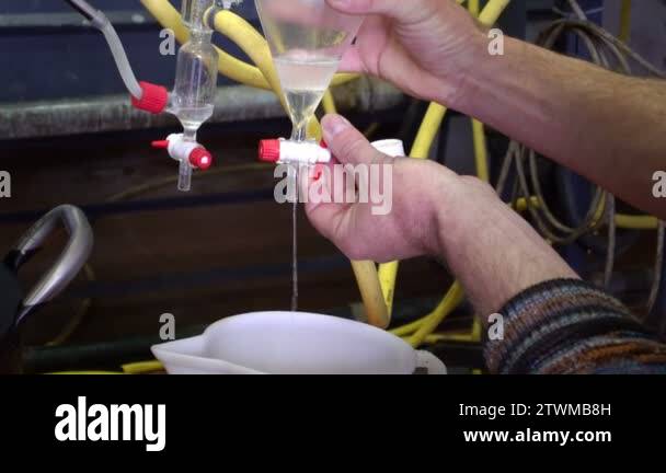 Production of perfume essences by steam distillation in distillation ...