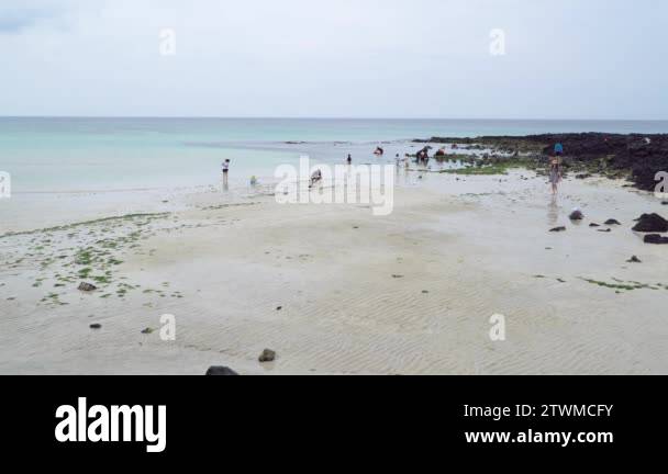 Sehwa beach in Jeju island Stock Video Footage - Alamy