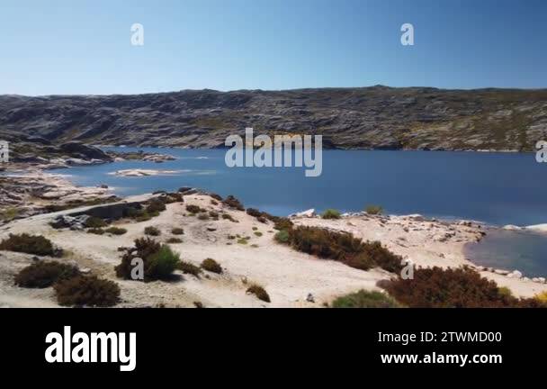 Lagoa Comprida is the largest lake of Serra da Estrela Natural park ...