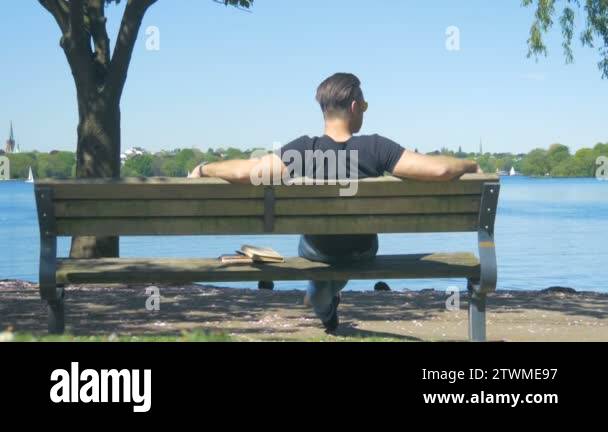 Chilling out on a park bench Stock Videos & Footage - HD and 4K Video ...