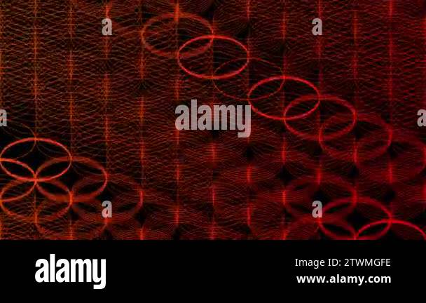 Abstract line 3D virtual isometric circle lighting moving, Technology ...