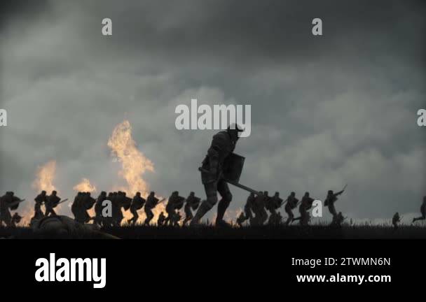 Medieval battle silhouette Stock Videos & Footage - HD and 4K Video ...