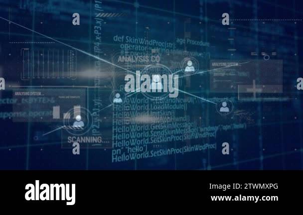 Animation network digital graphs statistics Stock Videos & Footage - HD ...