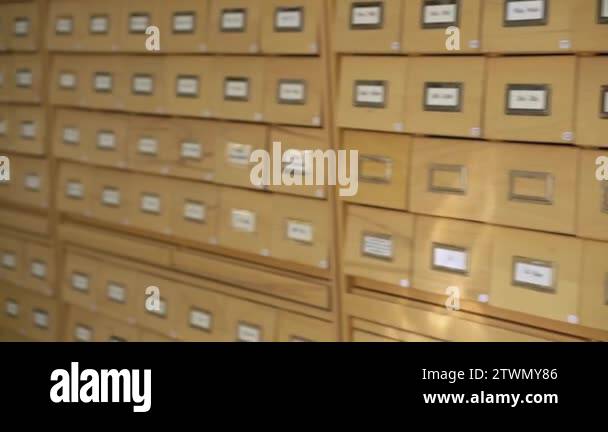 Card index boxes Stock Videos & Footage - HD and 4K Video Clips - Alamy