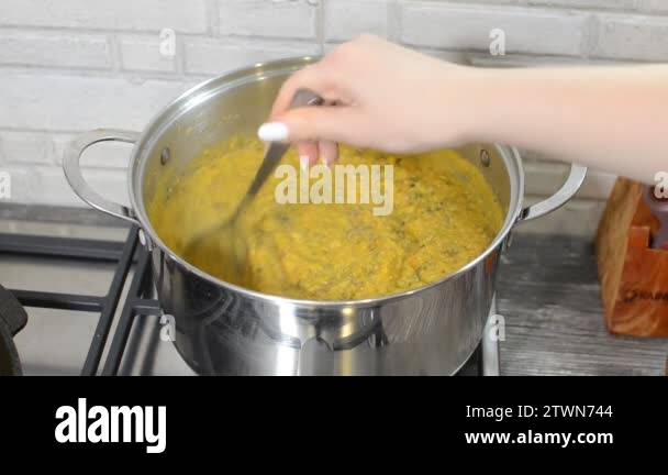 Yellow soup Stock Videos & Footage - HD and 4K Video Clips - Alamy