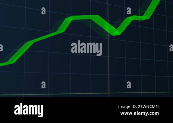Rising markets chart Stock Video Footage - Alamy