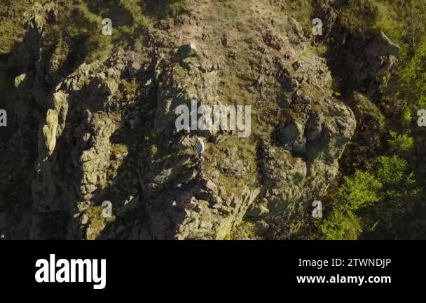 Mountain rock top view climb Stock Videos & Footage - HD and 4K Video ...