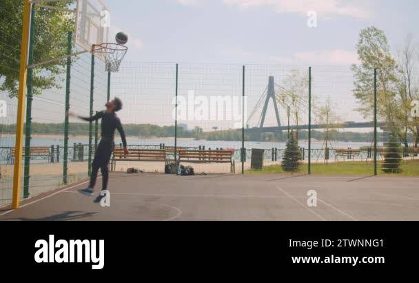 Portrait of sporty attractive african american male basketball player ...