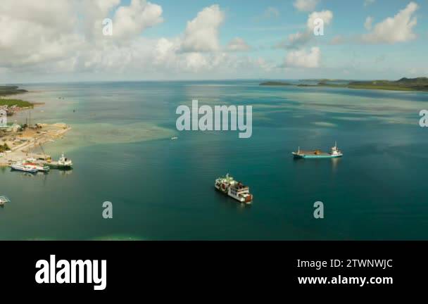 Dapa Ferry Terminal. Siargao, Philippines Stock Video Footage - Alamy