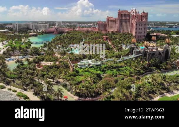 Paradise Island,Bahamas - Aquaventure water park with Mayan Temple ...