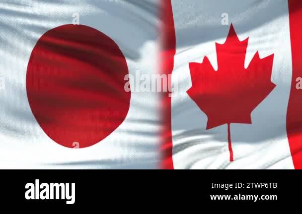 Canada japan flag Stock Videos & Footage - HD and 4K Video Clips - Alamy