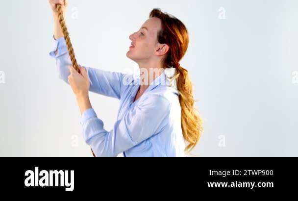 Young woman pulling rope Stock Videos & Footage - HD and 4K Video Clips ...