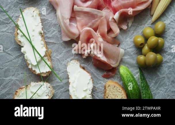 Bread with cold cuts Stock Videos & Footage - HD and 4K Video Clips - Alamy