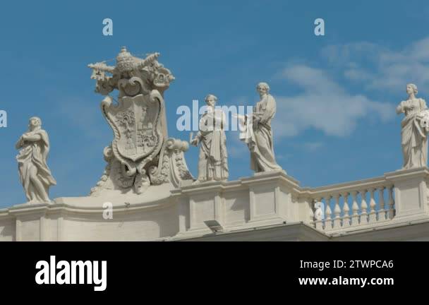 Sculpture papal coat of arms Stock Videos & Footage - HD and 4K Video ...