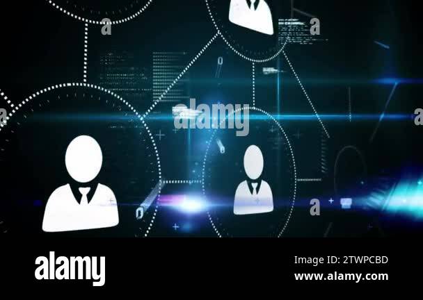 Glowing interface user icons Stock Videos & Footage - HD and 4K Video ...